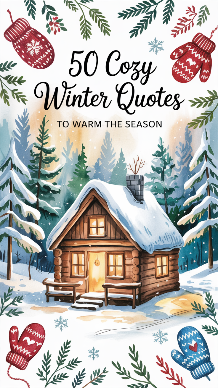 50 Cozy Winter Quotes to Warm the Season – Quote Loom